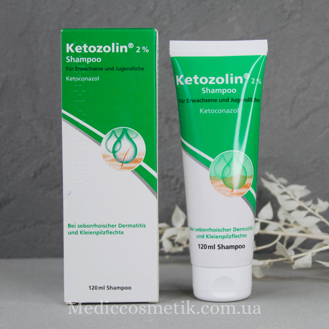 Ketozolin купити | Засіб від лупи та себорейного дерматиту