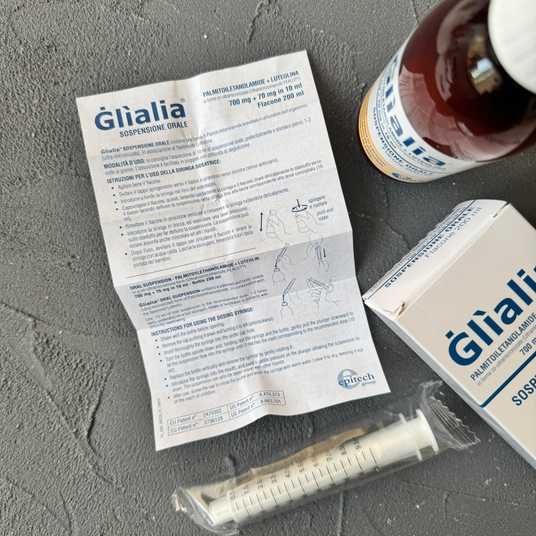 Glialia 700 GLIALIA ORAL SUSPENSION 700 MG + 70 MG 200 ML
